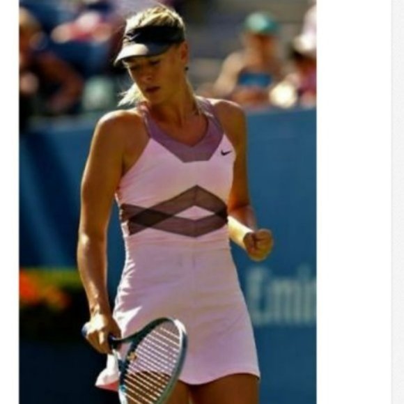 Nike | Dresses | Nwt Nike Maria Sharapova Pink Beautiful Tennis Dress W ...